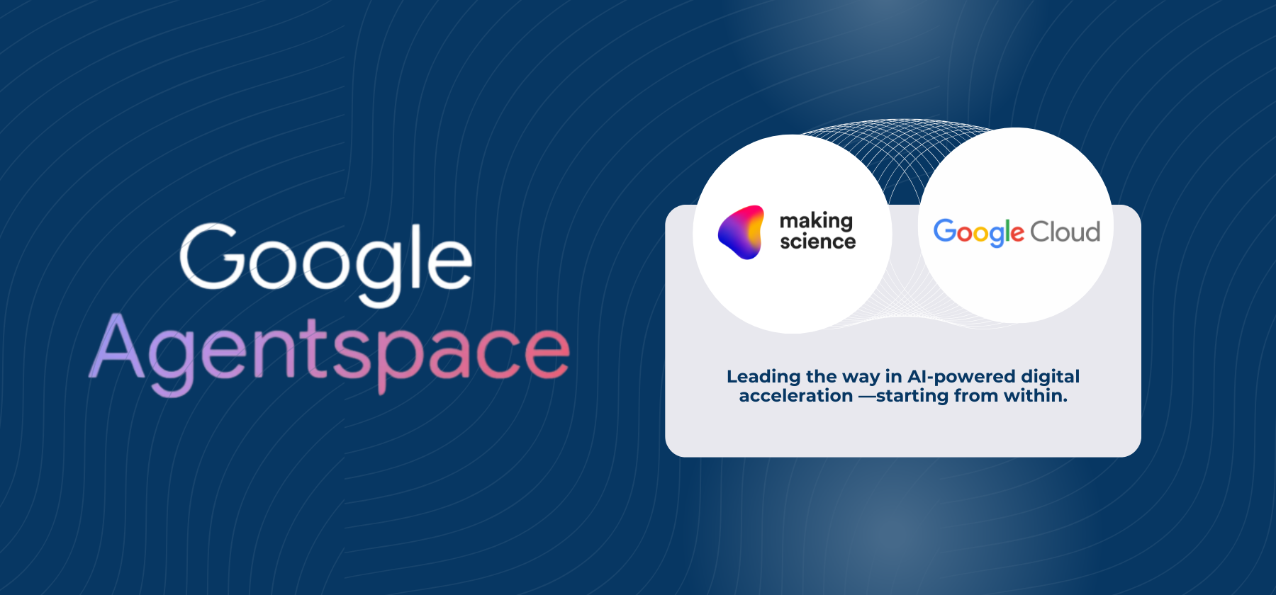 Making Science elige Google Agentspace - Making Science